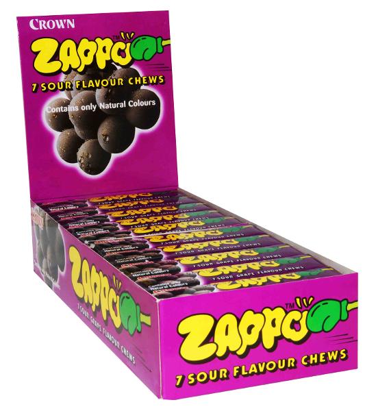 Zappo Fruit Grape Gum 26gm