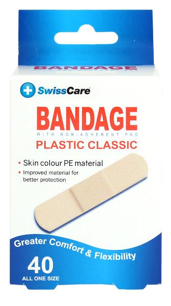 Band Aid Plastic Classic 40Pk - MNB Variety Imports