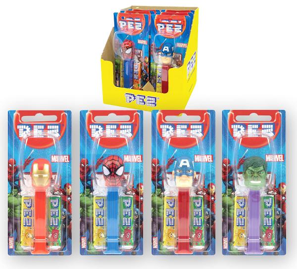PEZ Marvel Dispenser Candy 17g - MNB Variety Imports