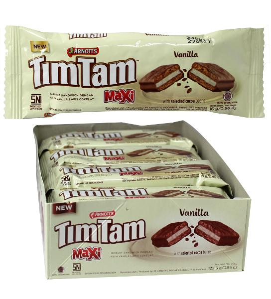 Maxi Biscuit Vanilla 16g - MNB Variety Imports